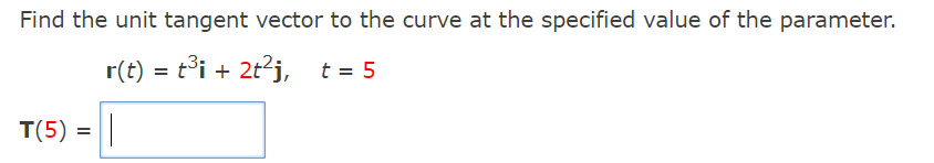 Solved Find the unit tangent vector to the curve at the | Chegg.com
