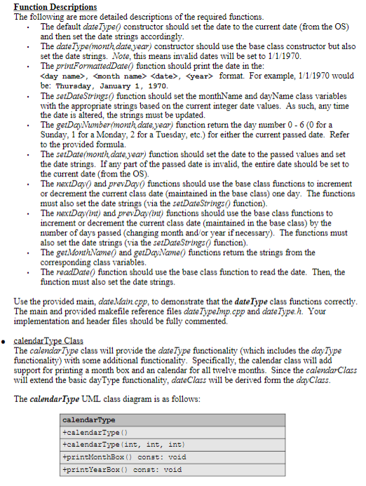FIND THE dayTypeImp.cpp and dayType.h file from | Chegg.com