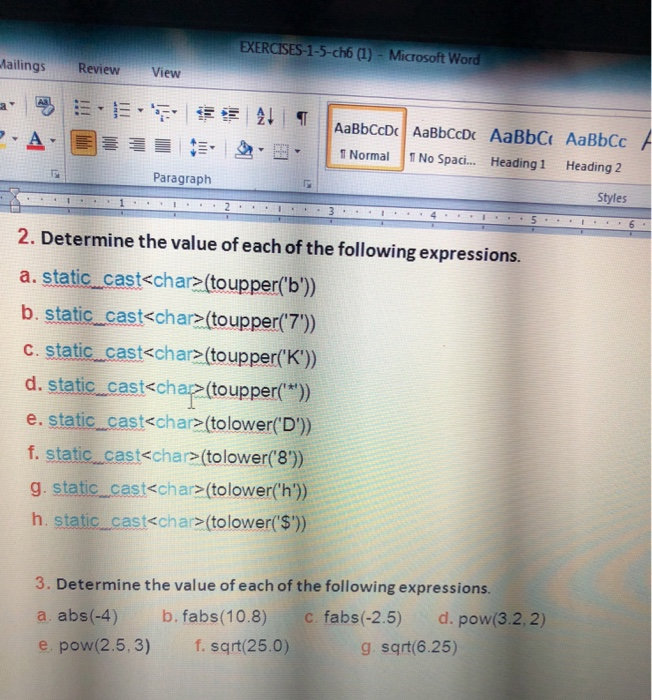 Solved 1 Mark The Following Statements As True Or False A