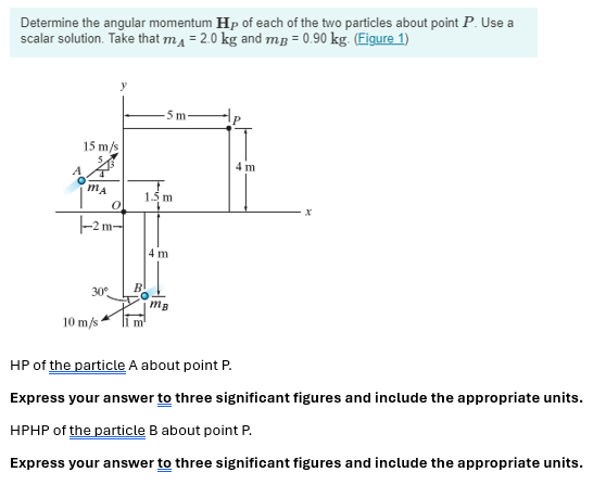 Solved Determine the angular momentum HP of ﻿each of ﻿the | Chegg.com