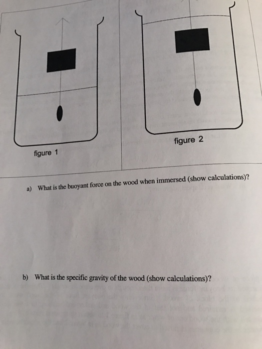 Solved 2. A piece of wood has a mass of 20 g and when placed | Chegg.com