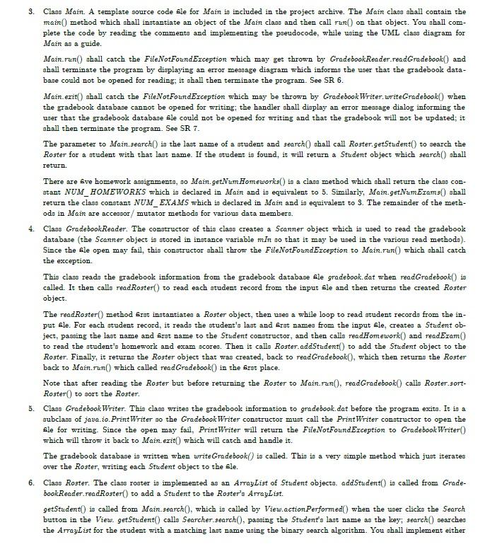 3 Background This project shall implement a program | Chegg.com