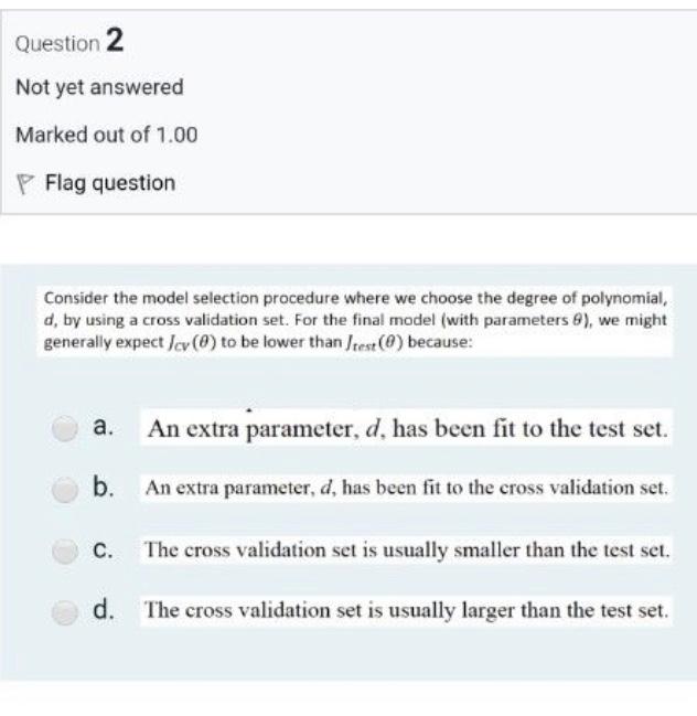 [Solved]: Consider the model selection procedure where we