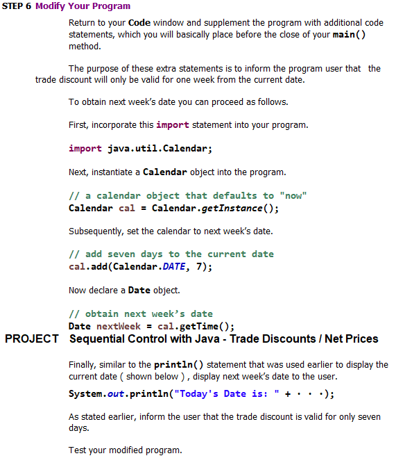 Solved dify Your Program Return to your Code window and | Chegg.com