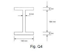 Solved Question 4 A mild steel pin-ended column is 4.5 m | Chegg.com
