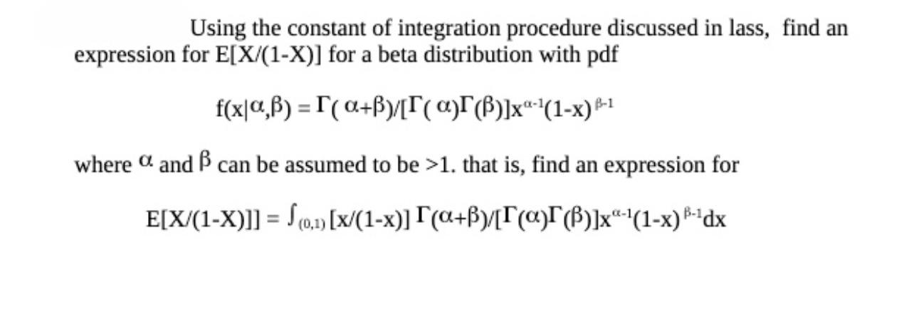 Solved Using the constant of integration procedure discussed | Chegg.com