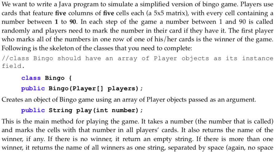 We want to write a Java program to simulate a | Chegg.com