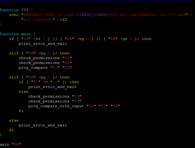 ERR_USAGE="Usage: -/ compare.sh myprog solprog ./ | Chegg.com