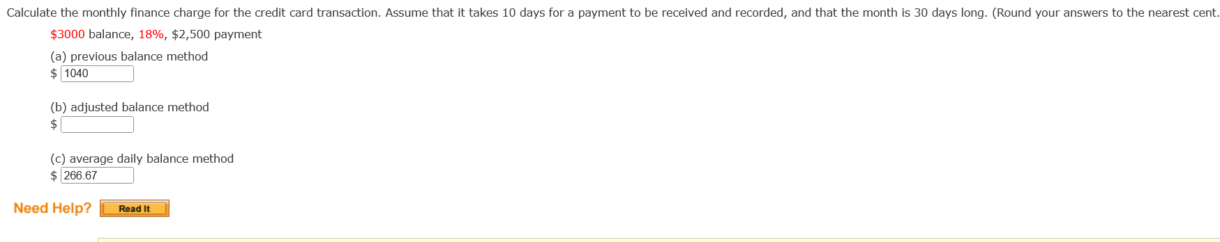 Solved $300 balance, 18%,$50 payment (a) previous balance | Chegg.com