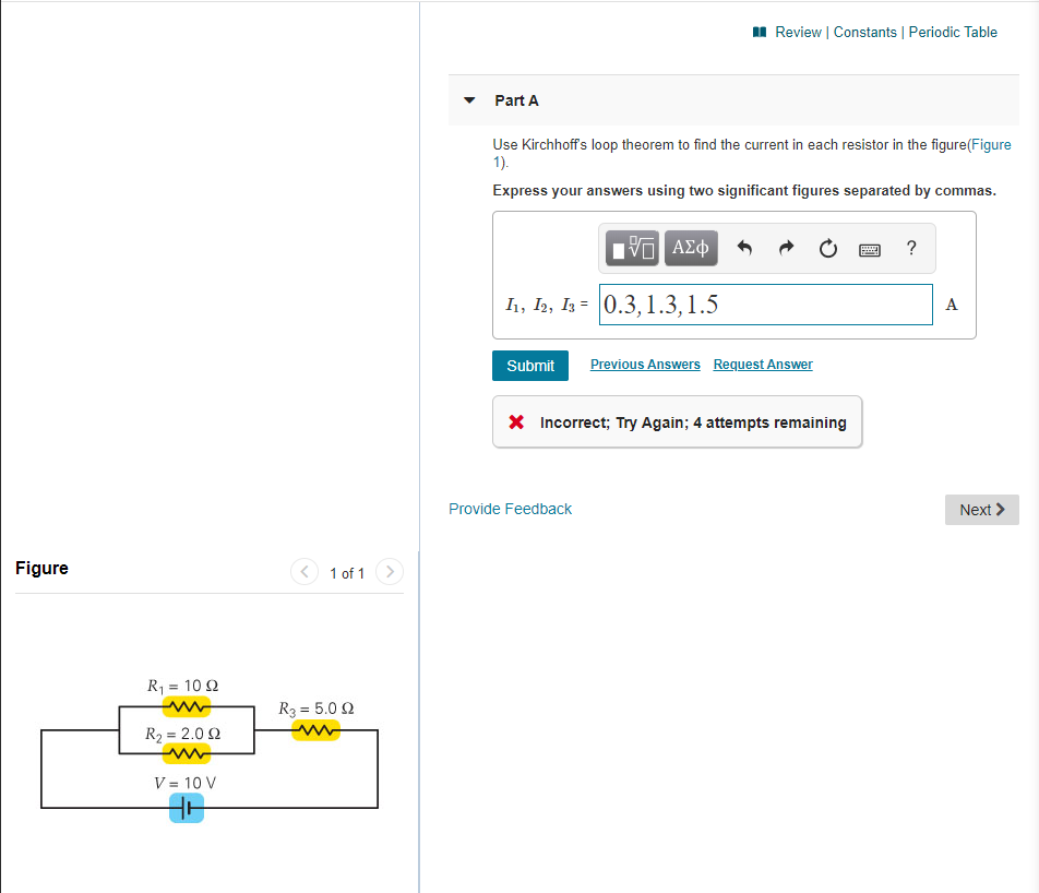 Solved A Review Constants Periodic Table Part A Use | Chegg.com