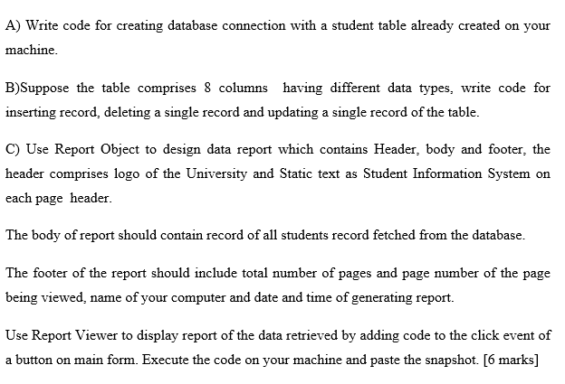 Solved use window form application in the visual studio | Chegg.com