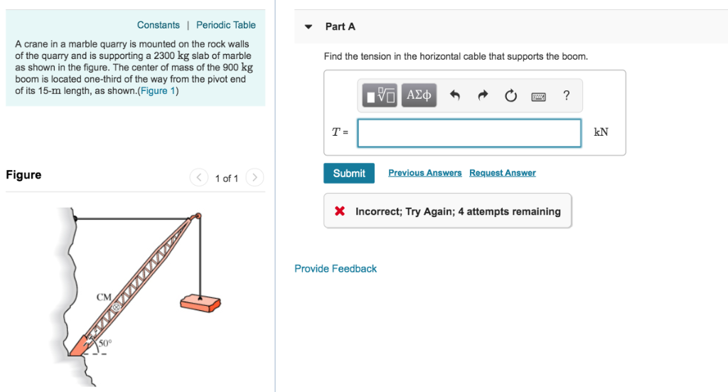 Solved Constants| Periodic Table Part A crane in a marble | Chegg.com