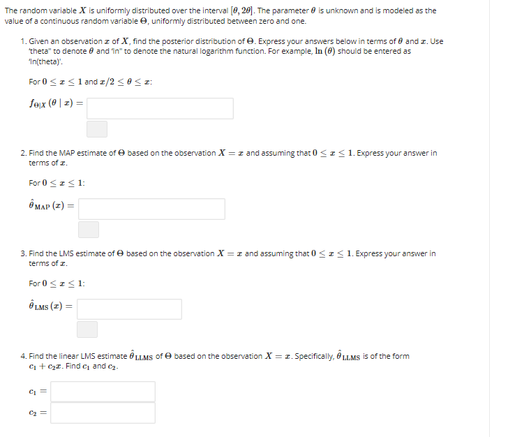 Solved The random variable X is uniformly distributed over | Chegg.com