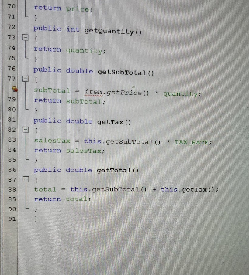 Solved package cashregister: import java.util.scanner: | Chegg.com