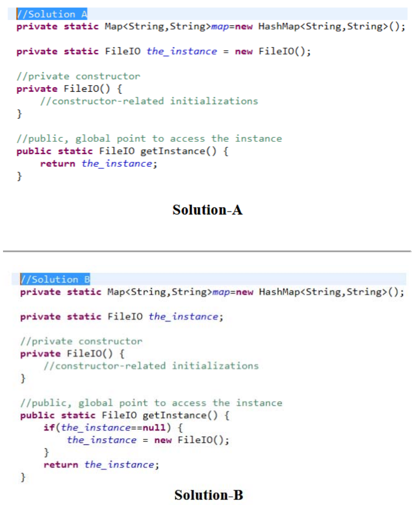 Solved For the requirement: “ensuring that the FileIO class | Chegg.com