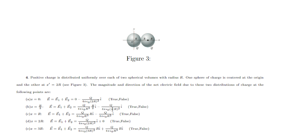 Solved Figure 3: 4. Positive charge is distributed uniformly | Chegg.com