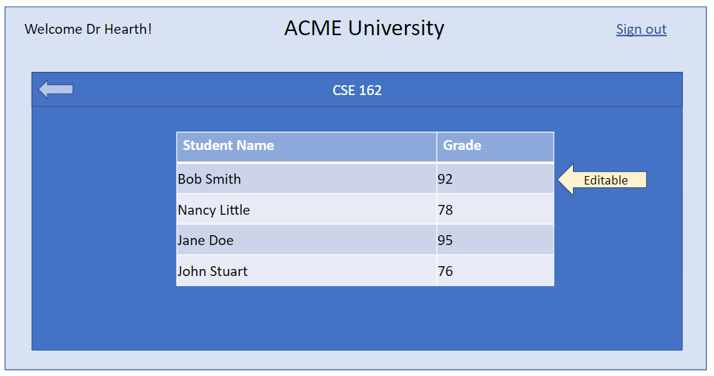 Solved I need help building a Student Enrollment Web App | Chegg.com