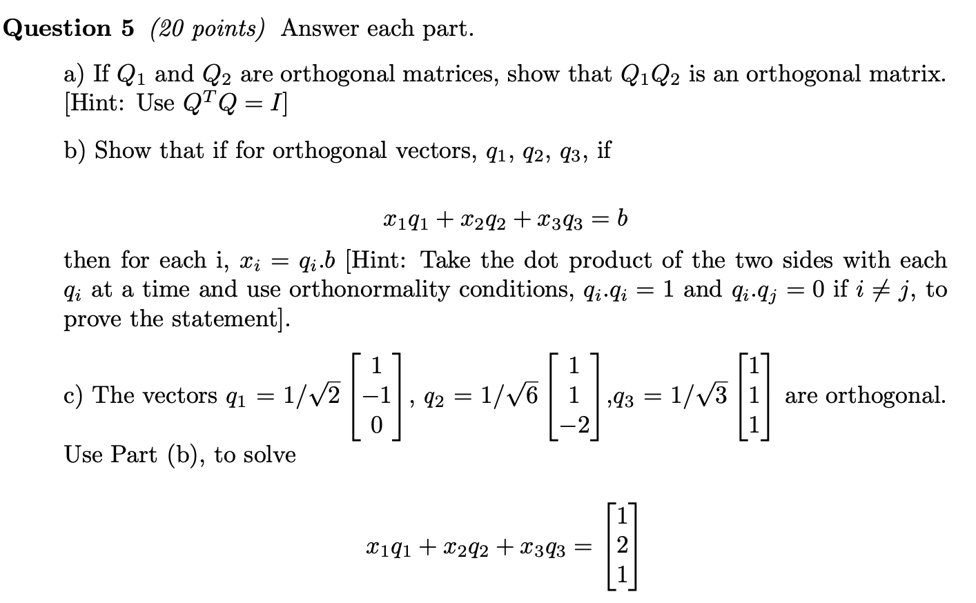 Solved Elaborate every operation for all sub-questions and | Chegg.com