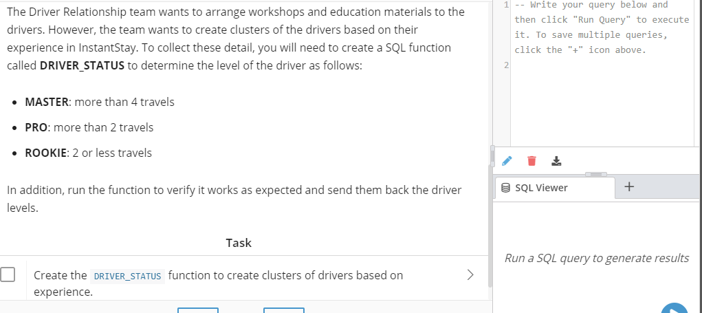 Solved In the DRIVERS table, all the drivers in the | Chegg.com