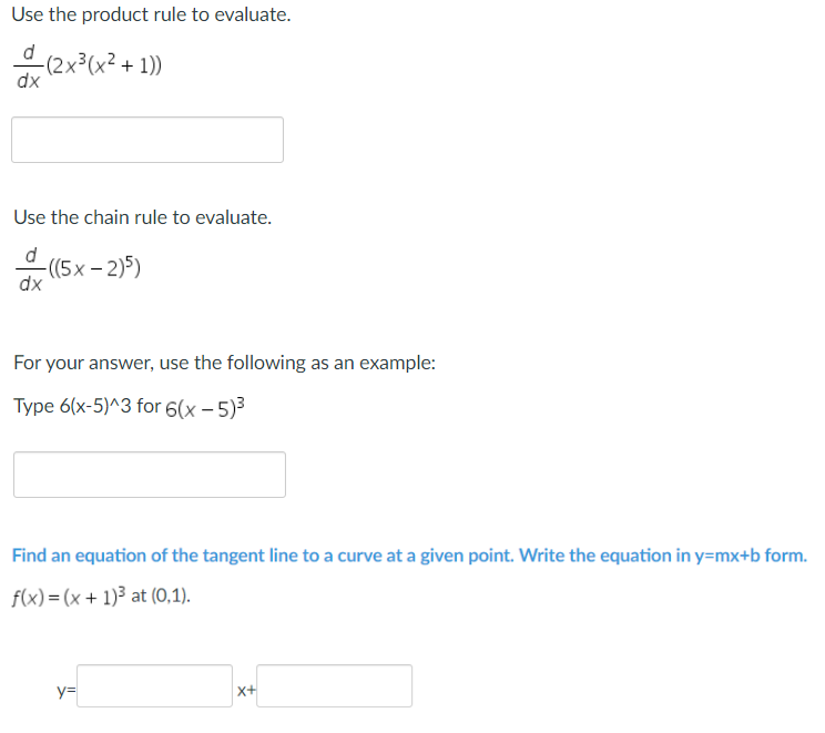Solved Use the product rule to evaluate. dxd(2x3(x2+1)) Use | Chegg.com