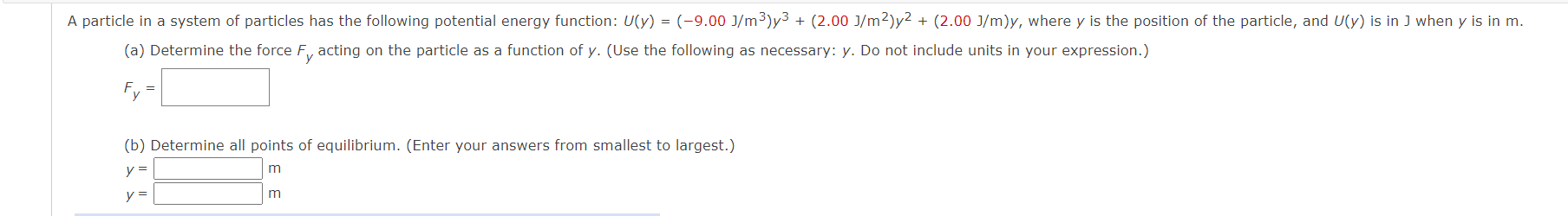 Solved 25)(a) ﻿Determine the force Fy ﻿acting on the | Chegg.com