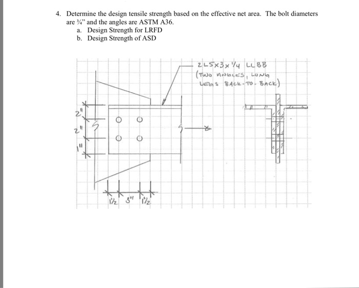 Solved Determine the design tensile strength based on the | Chegg.com