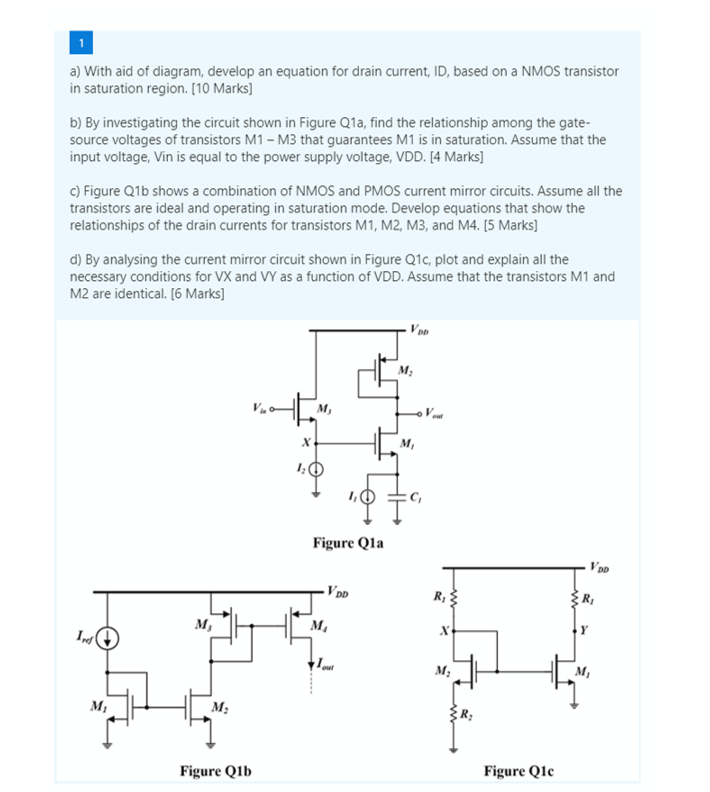1 a) With aid of diagram, develop an equation for | Chegg.com