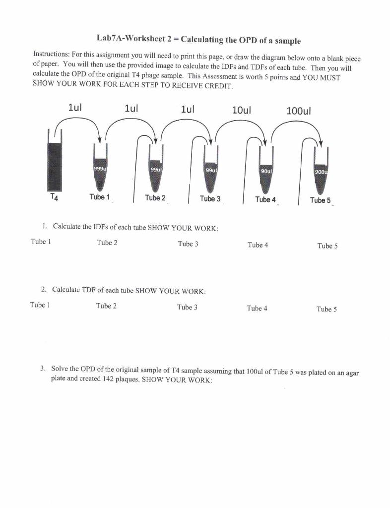 Solved Lab7A-Worksheet 2 = Calculating the OPD of a sample | Chegg.com