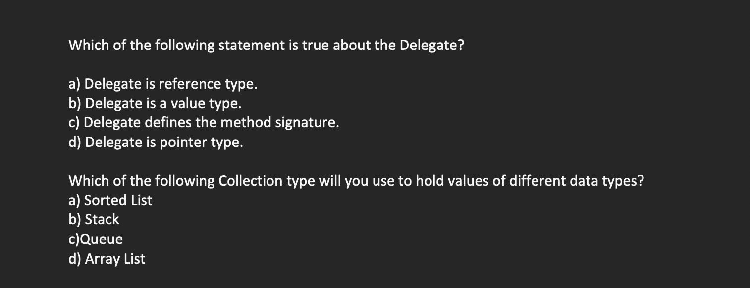 Solved Which of the following statement is true about the | Chegg.com