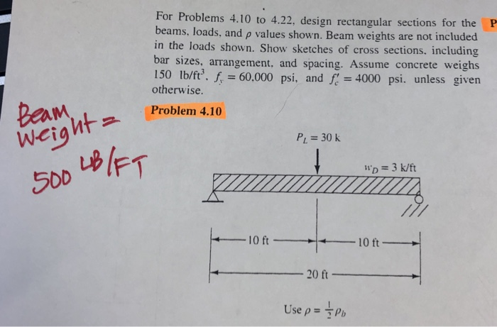 Solved For Problems 4.10 to 4.22, design rectangular | Chegg.com