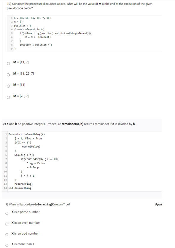 Solved 10) Consider the procedure discussed above. What will | Chegg.com