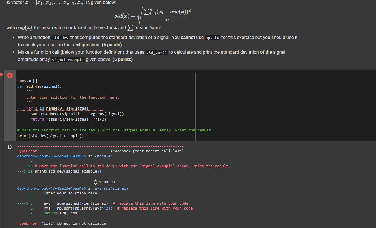 Solved The python code should work as is to run and find the | Chegg.com