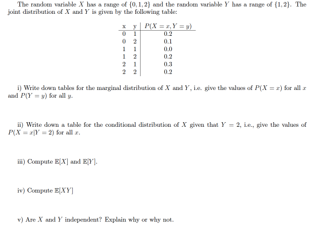 Solved 0 The random variable X has a range of {0,1,2} and | Chegg.com
