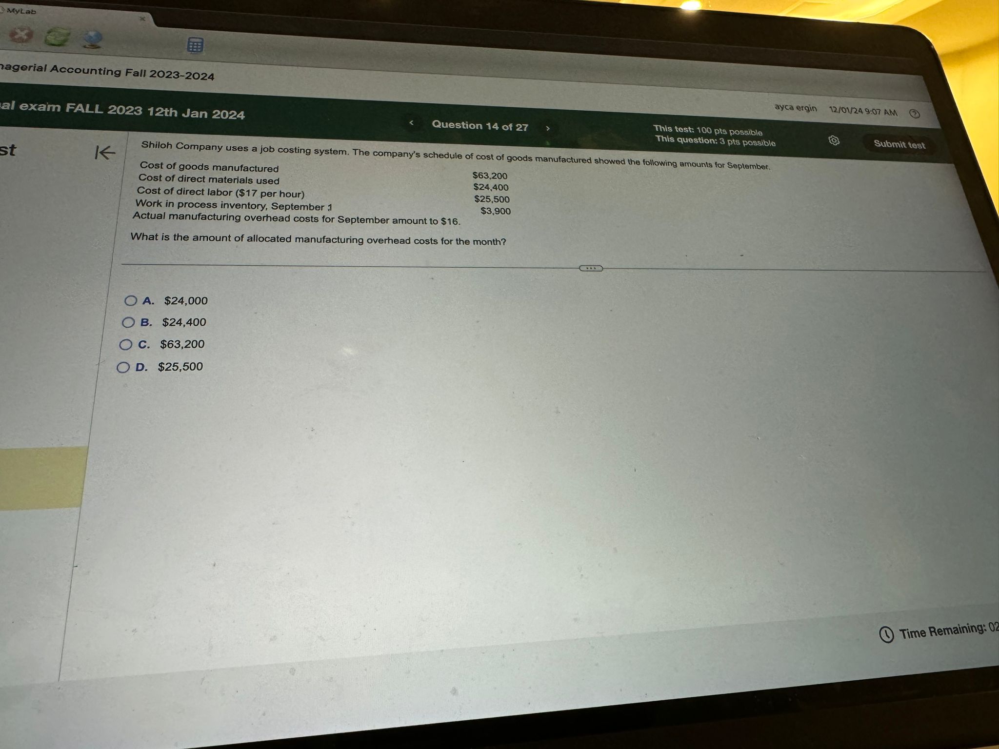 Solved Shiloh Company uses a job costing system. The | Chegg.com