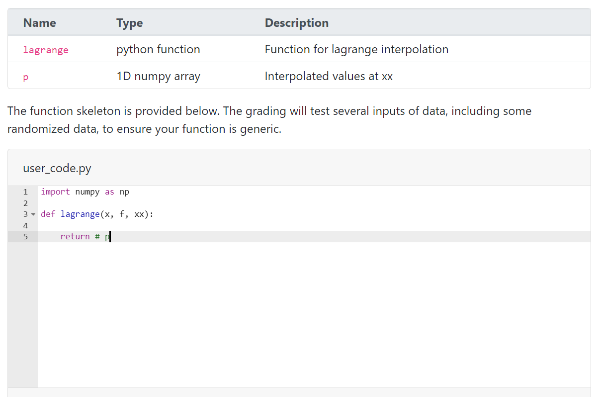 Solved An interpolating Lagrange polynomial P(x) that | Chegg.com