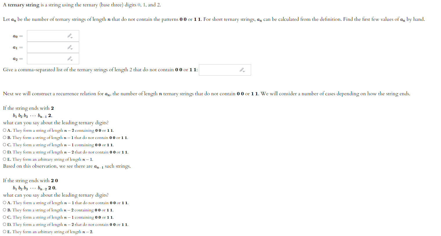 A Ternary String Is A String Using The Ternary Base 7337