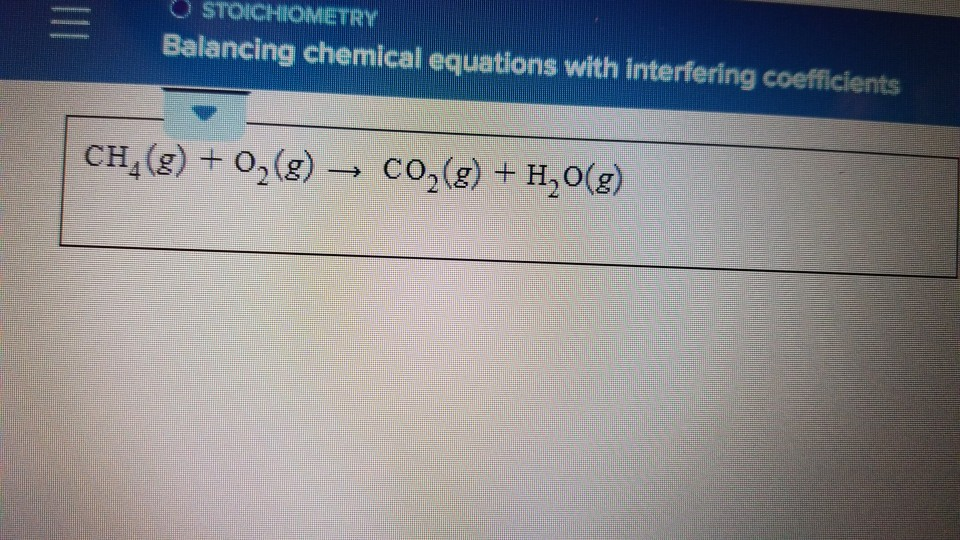Solved O STOICHIOMETRY Balancing chemical equations with | Chegg.com