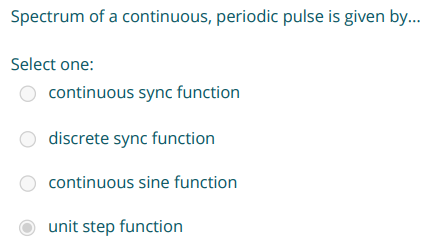 Solved Spectrum of a continuous, periodic pulse is given | Chegg.com