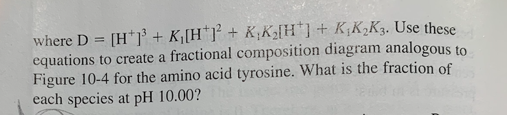 Taucica gure. 10-35 protic system, the fractional | Chegg.com