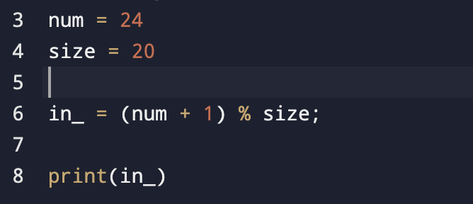 Solved this code prints 'in_' incrementing by one, once it | Chegg.com