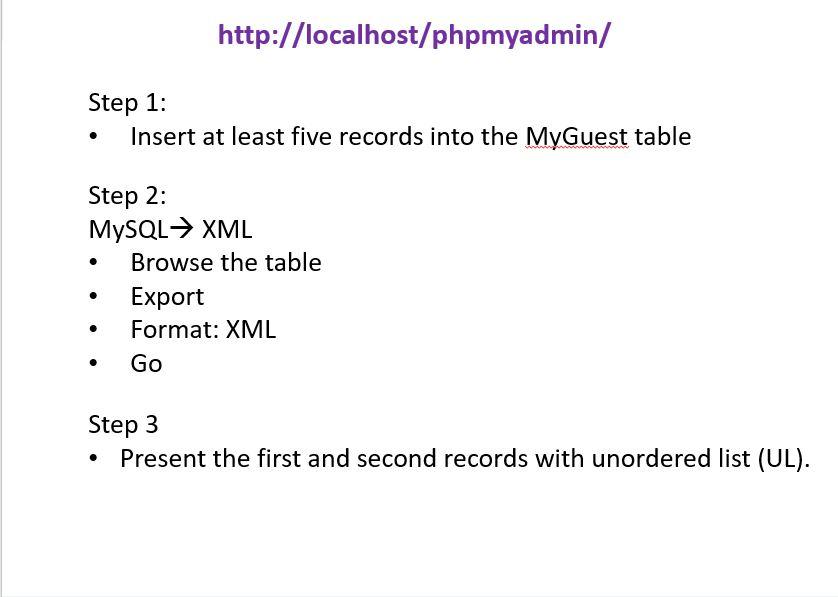Solved Practical - Insert Data ID: Firstname: Lastname: | Chegg.com