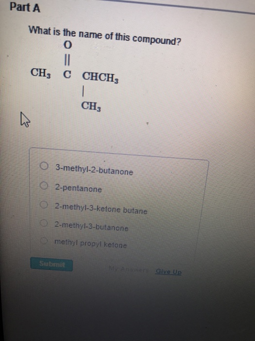 Solved What is the name of this compound? | Chegg.com