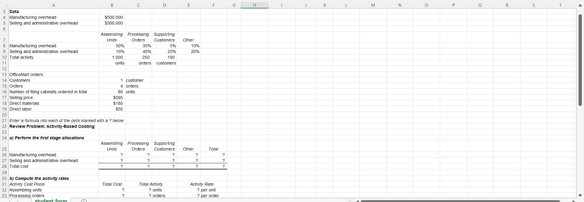 Solved ACCT 204 Intro to Accounting II Excel Assignment | Chegg.com