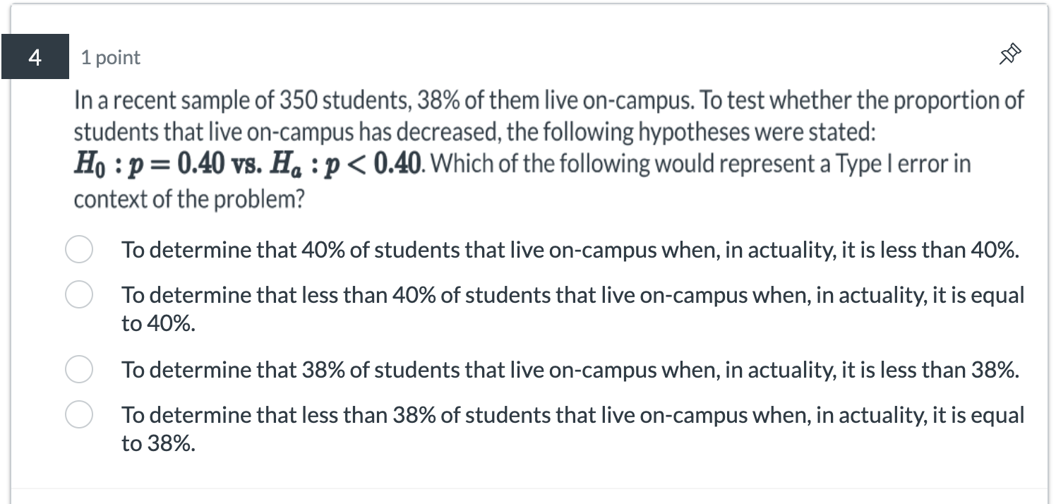 Solved In a recent sample of 350 students, 38% of them live | Chegg.com