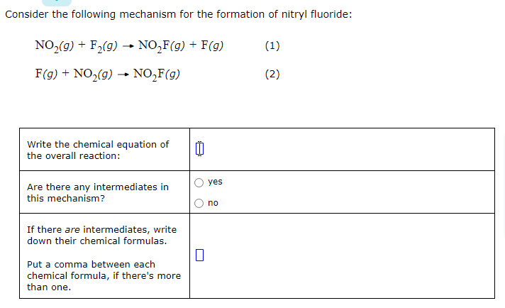 Solved Consider the following mechanism for the formation of | Chegg.com