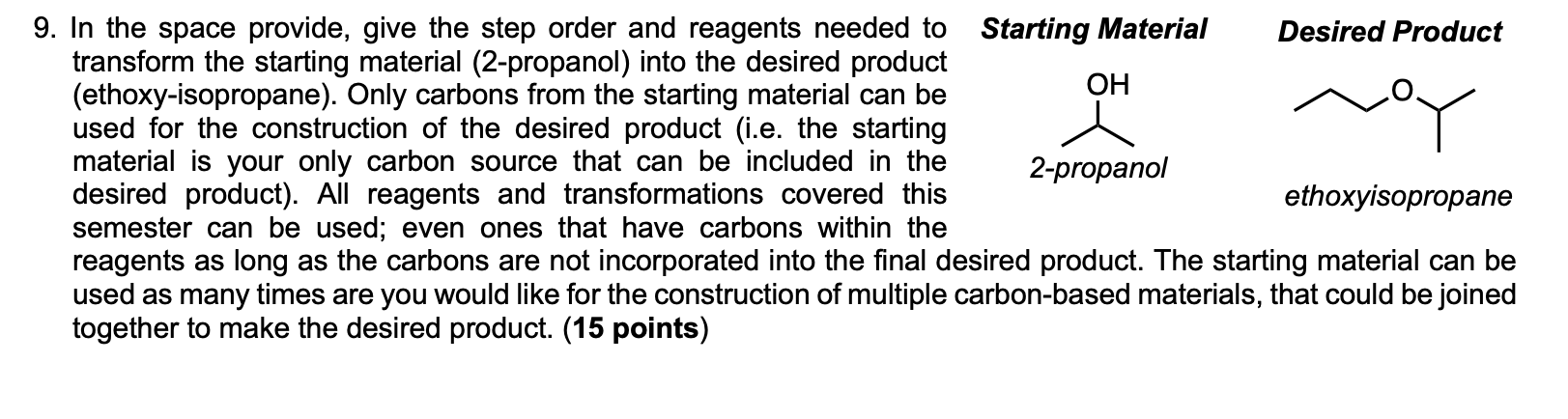 Solved 9. In the space provide, give the step order and | Chegg.com