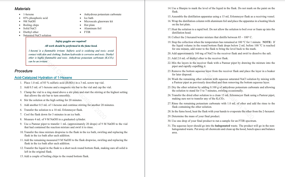 Solved + Week 10 Data and Lab Report Submission - Hydration | Chegg.com