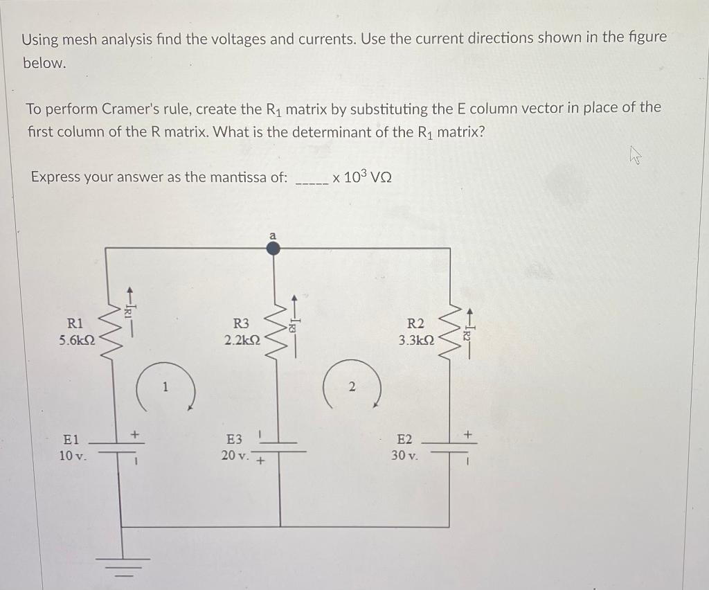 Solved Using mesh analysis find the voltages and currents. | Chegg.com