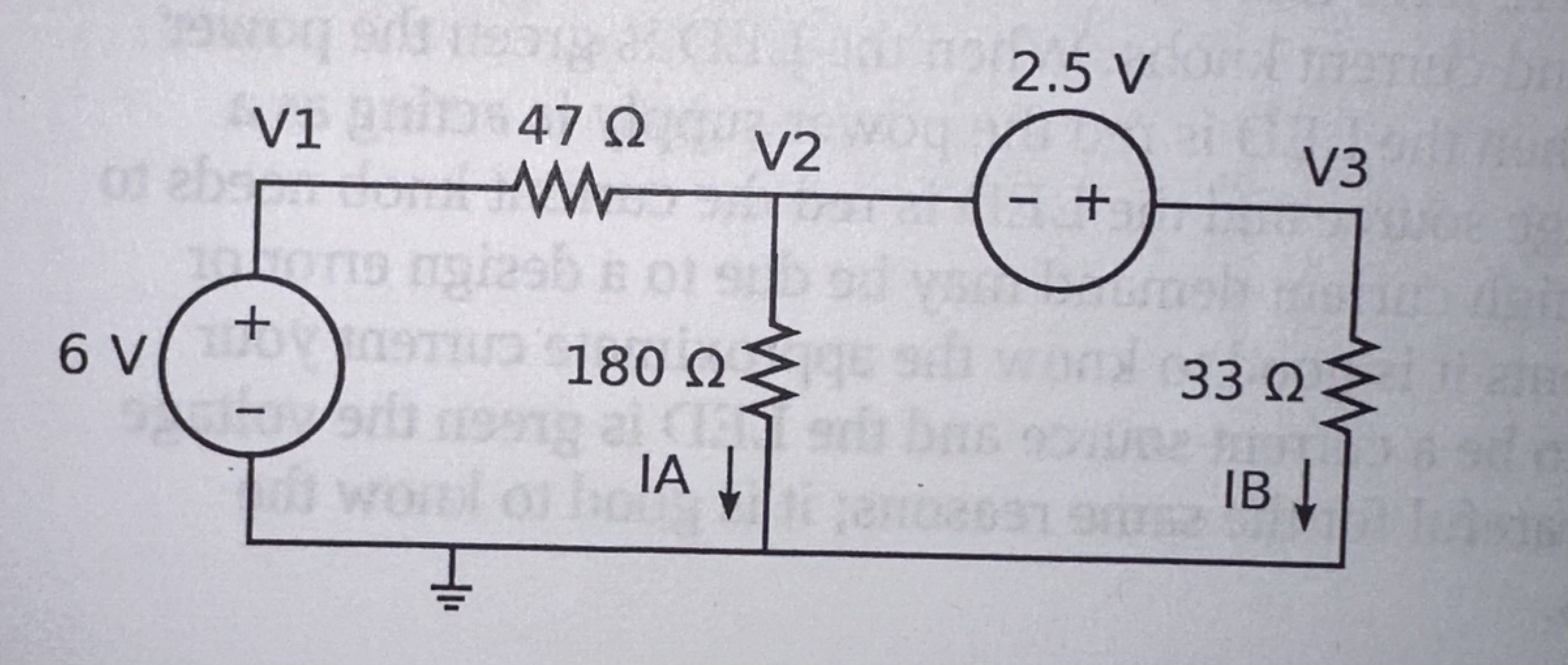 Solved 2. Solve the circuit shown in Figure 2 using node | Chegg.com