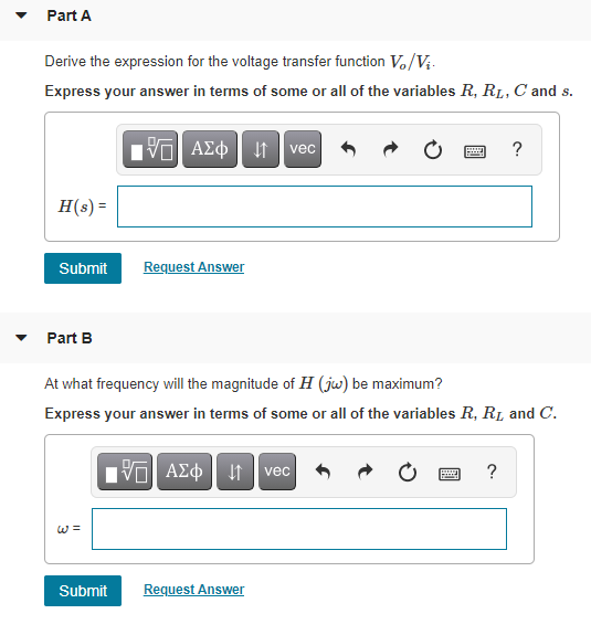 Solved A resistor denoted as R is connected in parallel with | Chegg.com